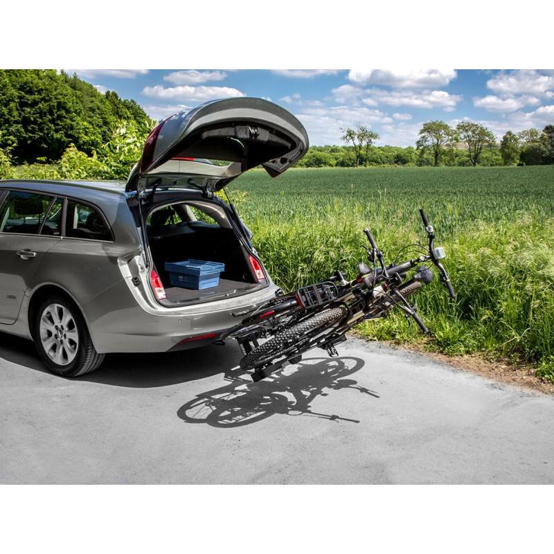 Porte vélo attelage 2 vélos, pliable et basculant Finch EUFAB